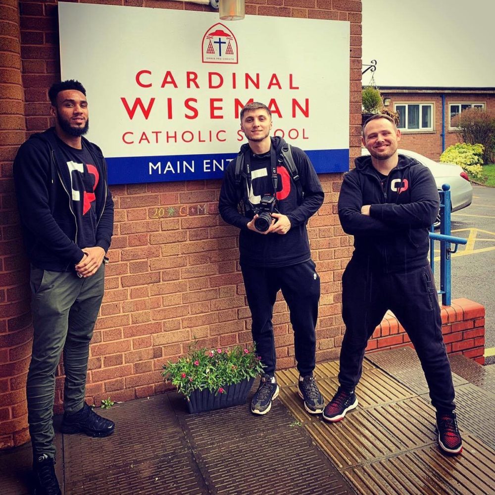 Cameron Parker and team at Cardinal Wiseman Catholic School